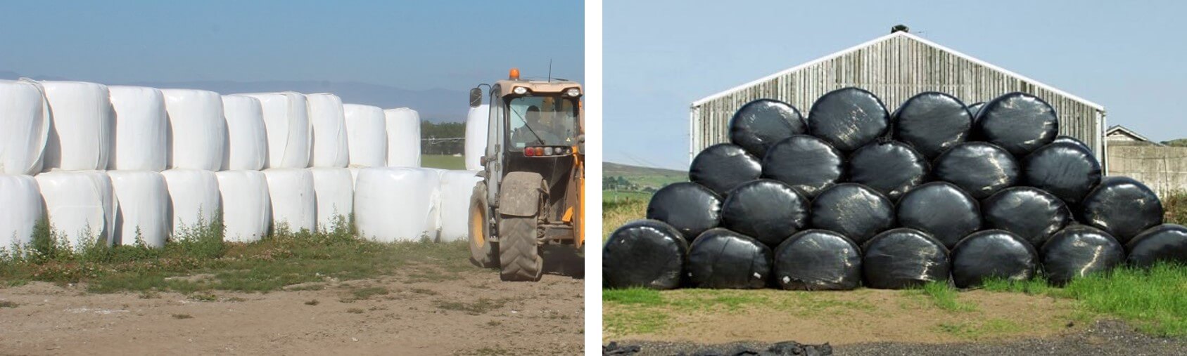 2 Reasons to store round bales on the flat side