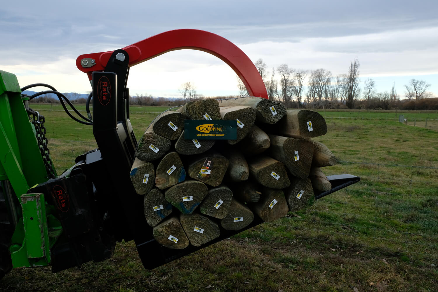 Log Fork | Rata Equipment | Tractor Front End Loader & Telehandler Log ...