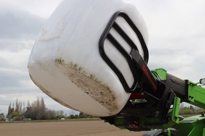 Bale Clamp | Rata Wrapped Bale Handler | Rata Industries Bale Hands